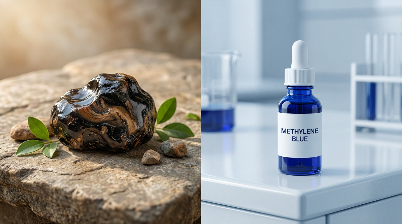 Shilajit vs bleu de méthylène : quel anti-oxydant choisir